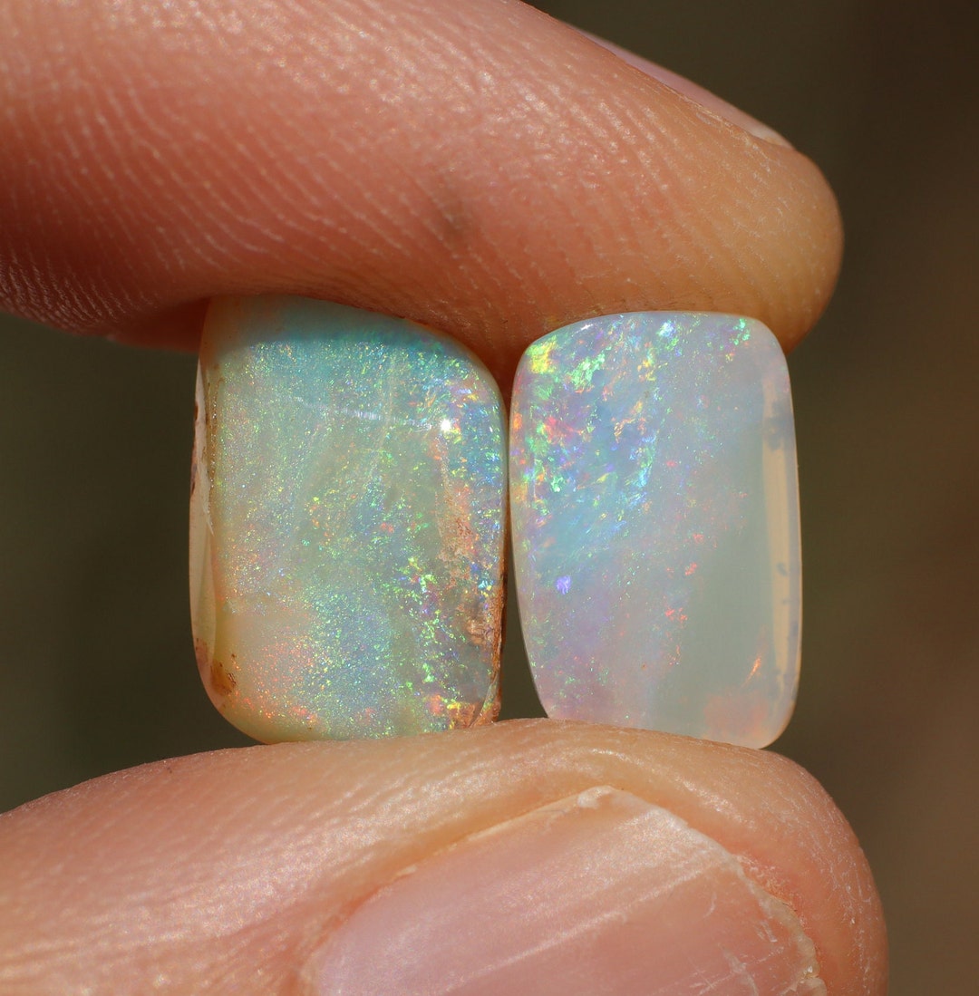 Parcel of 2 Pastel Natural Australian Pipe Opals TCW 6.2ct 767 - Etsy