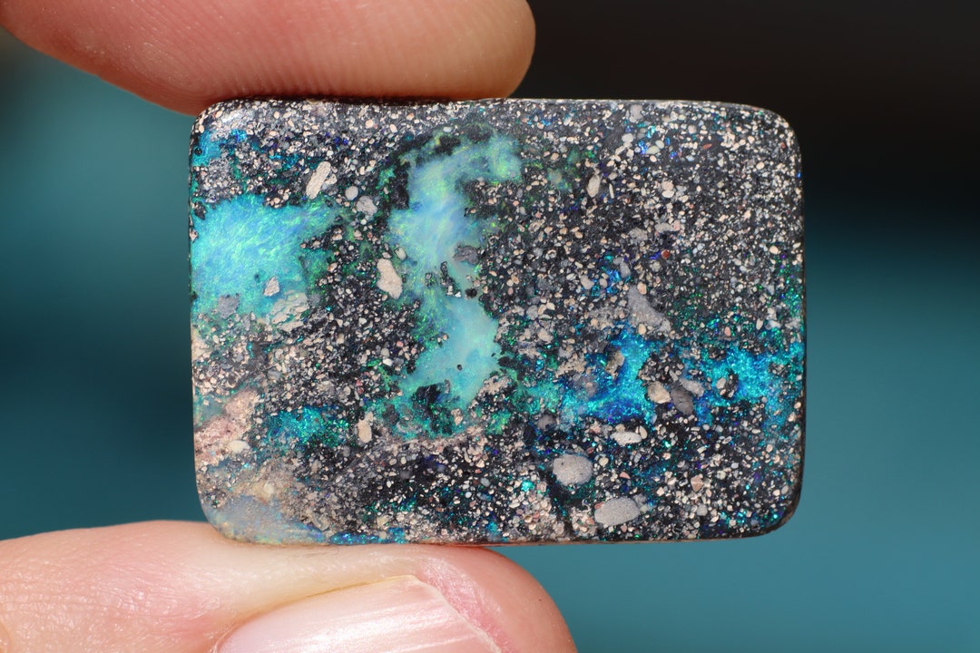 Awesome 25ct Rectangle Shape Natural Australian Boulder Opal 530 ...