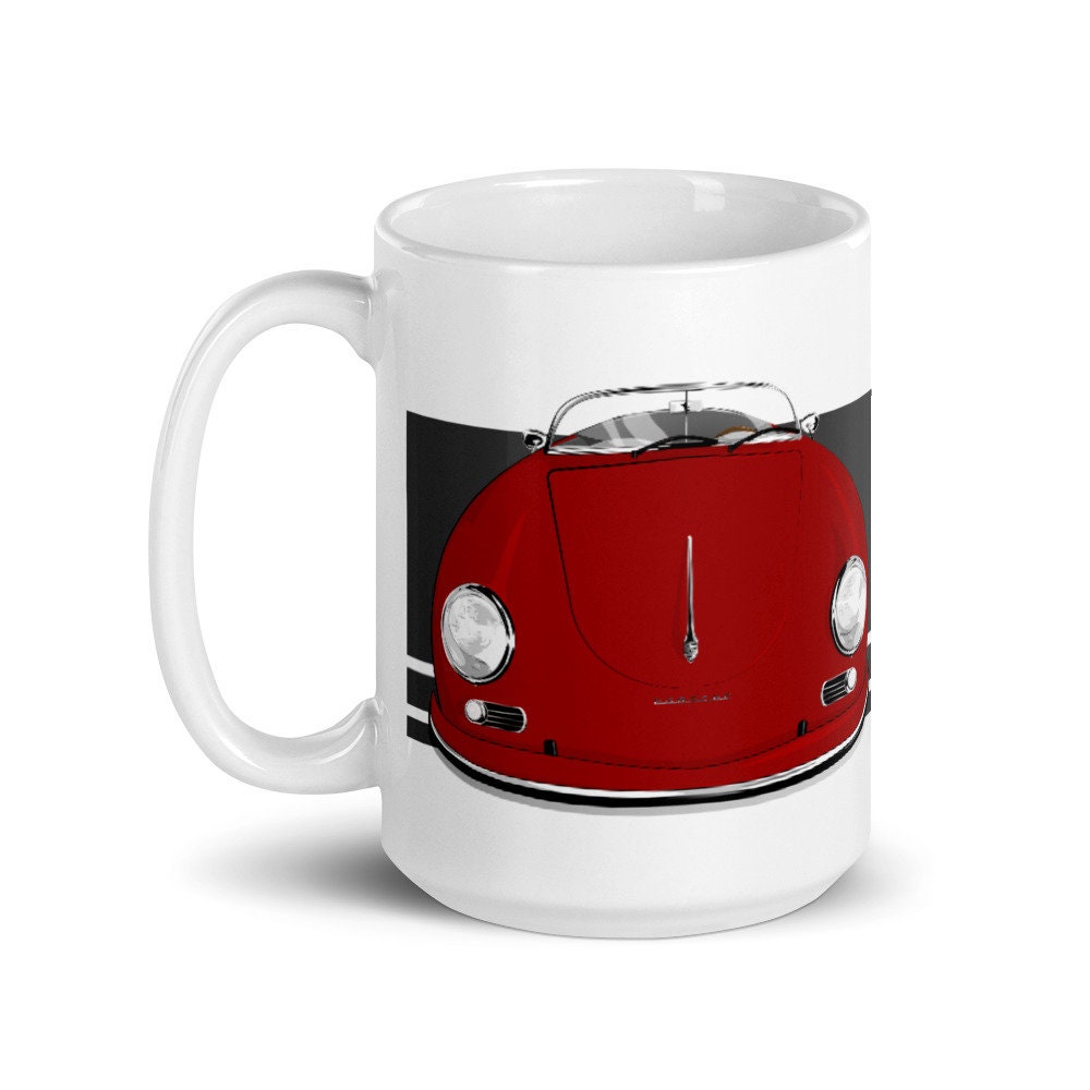 356 Speedster Mug Classic Porsche Mug Porsche Convertible - Etsy