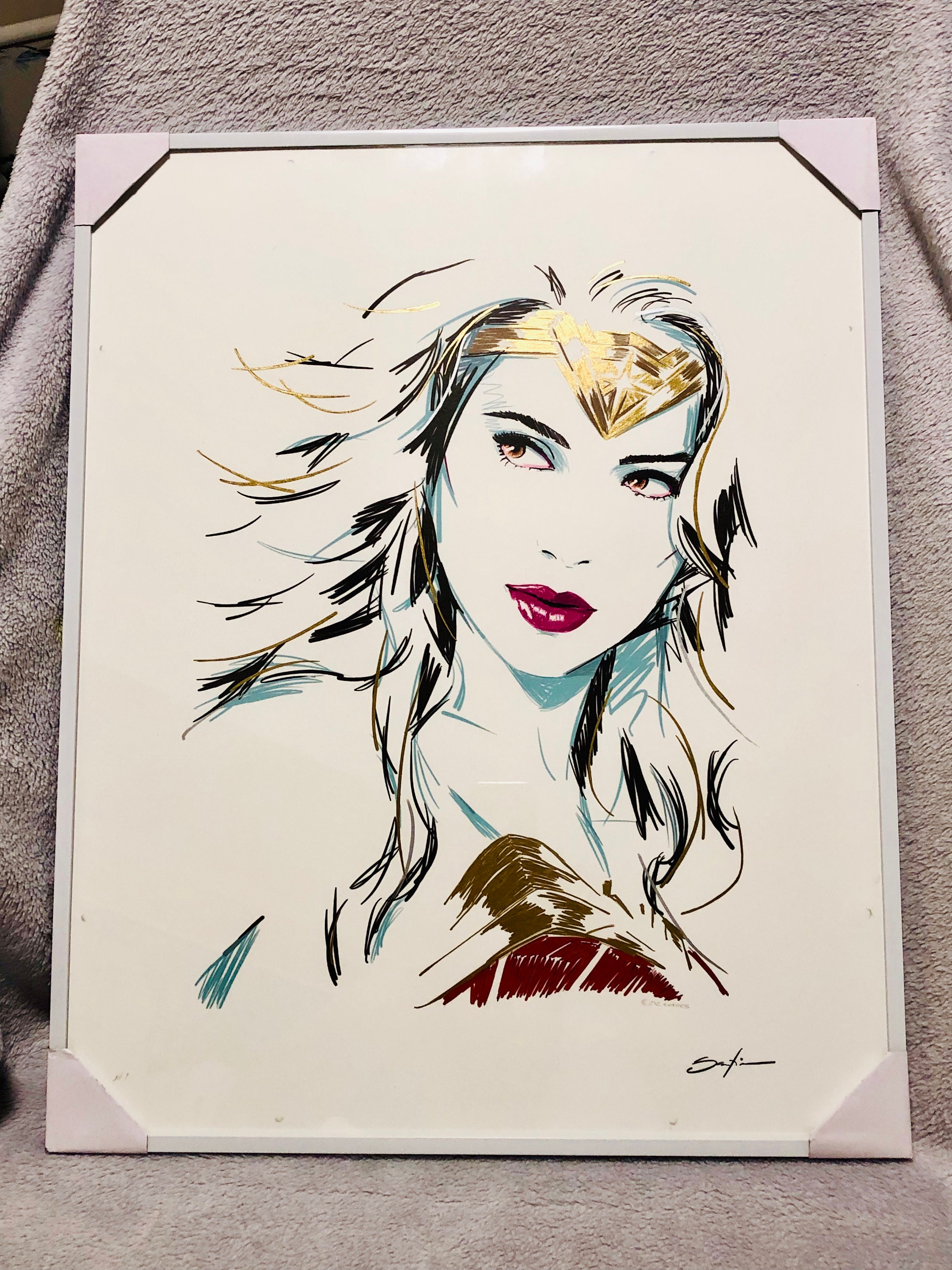 Female Superhero Drawings In Pencil