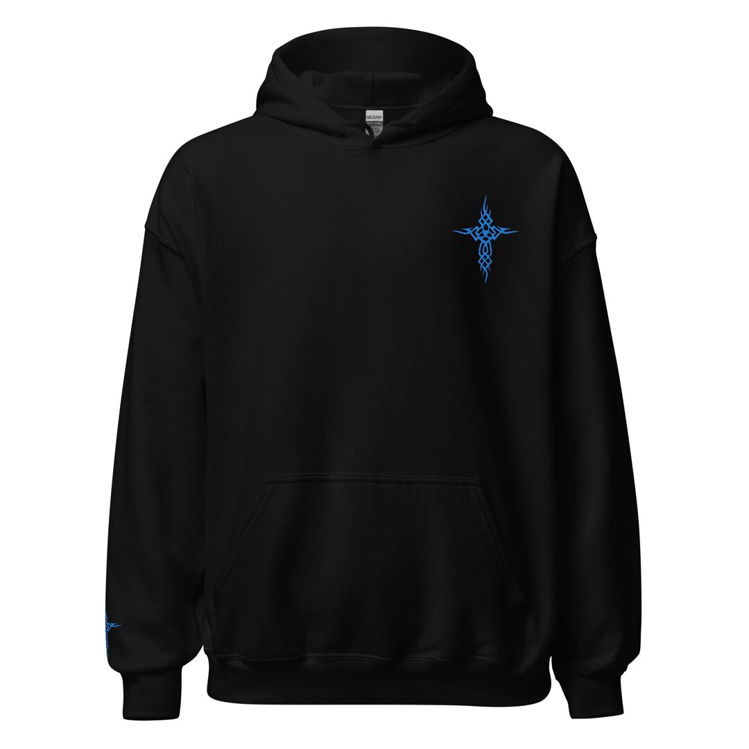Prophecy of Eve Embrioded CROSS Logo Unisex Hoodie - Etsy