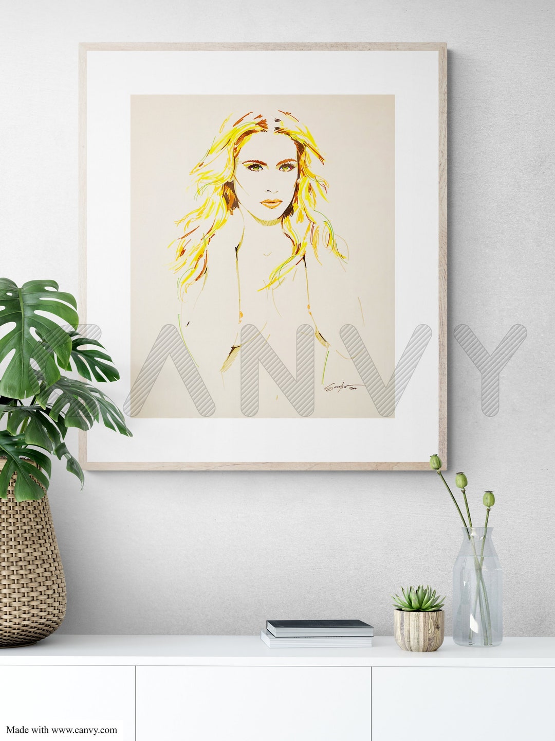 Kristy Swanson Portrait – Original Marker Illustration, Signed Art - Etsy