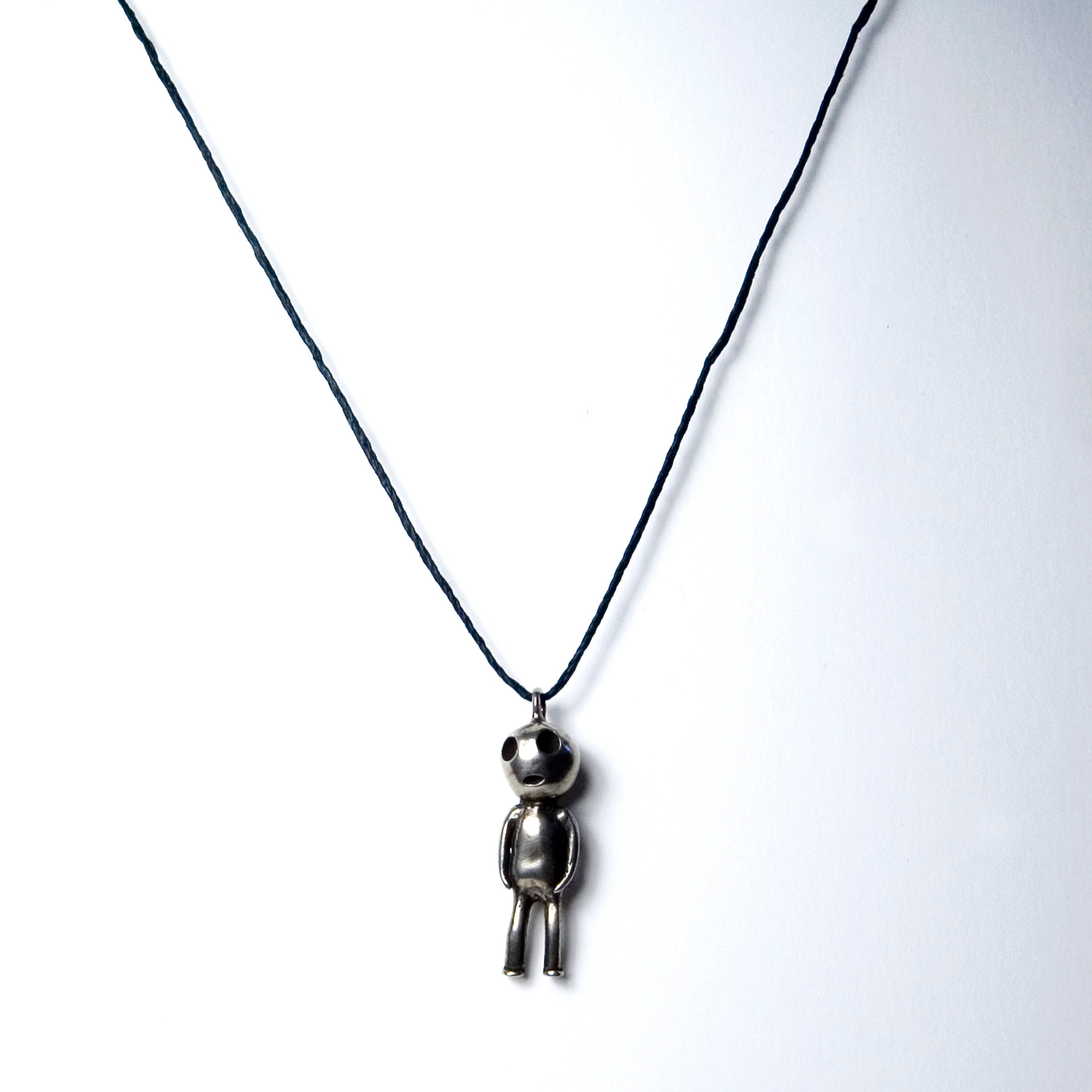 Kodama Pendant, White Bronze Kodama Necklace, Tree Spirits, Forest ...