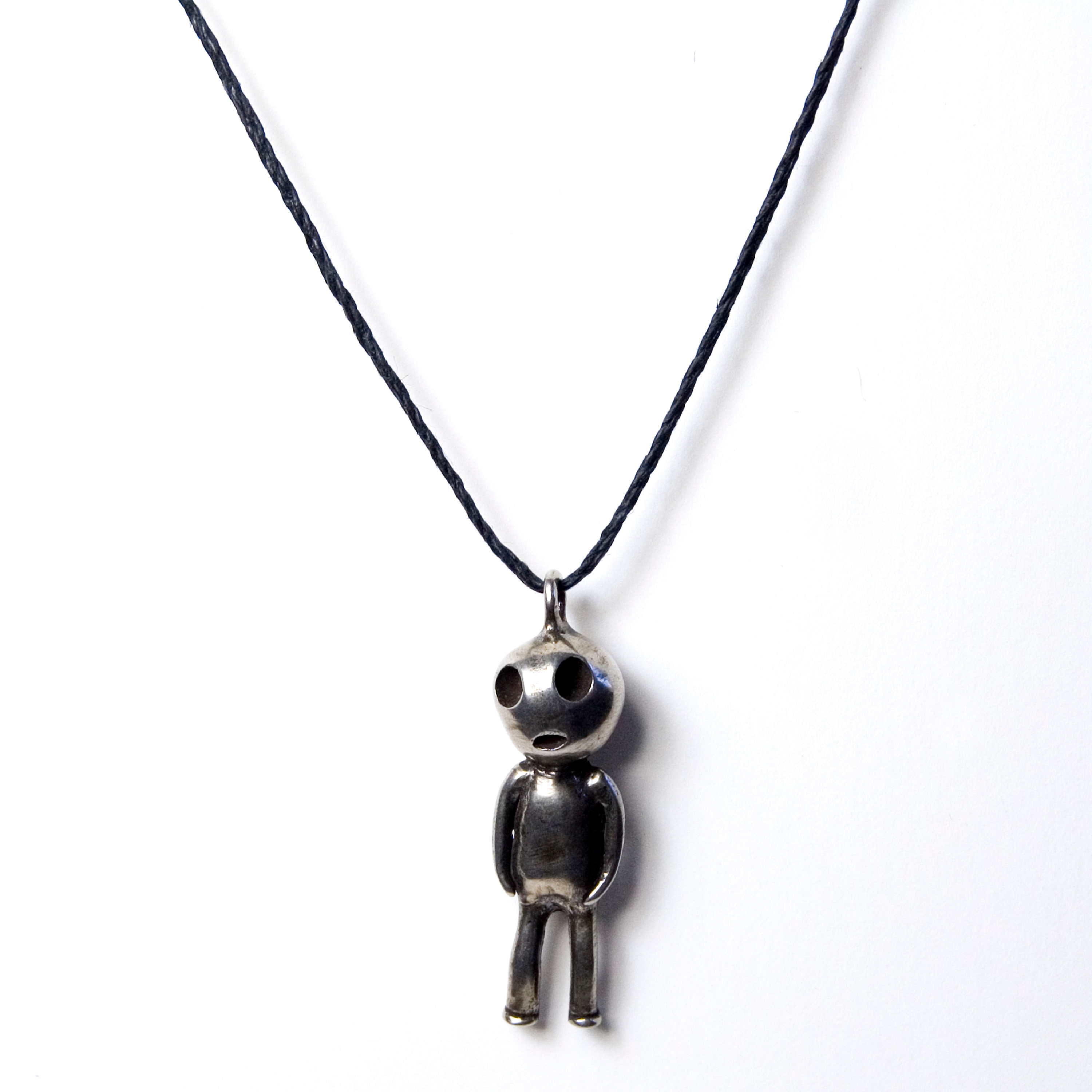 Kodama Pendant, White Bronze Kodama Necklace, Tree Spirits, Forest ...
