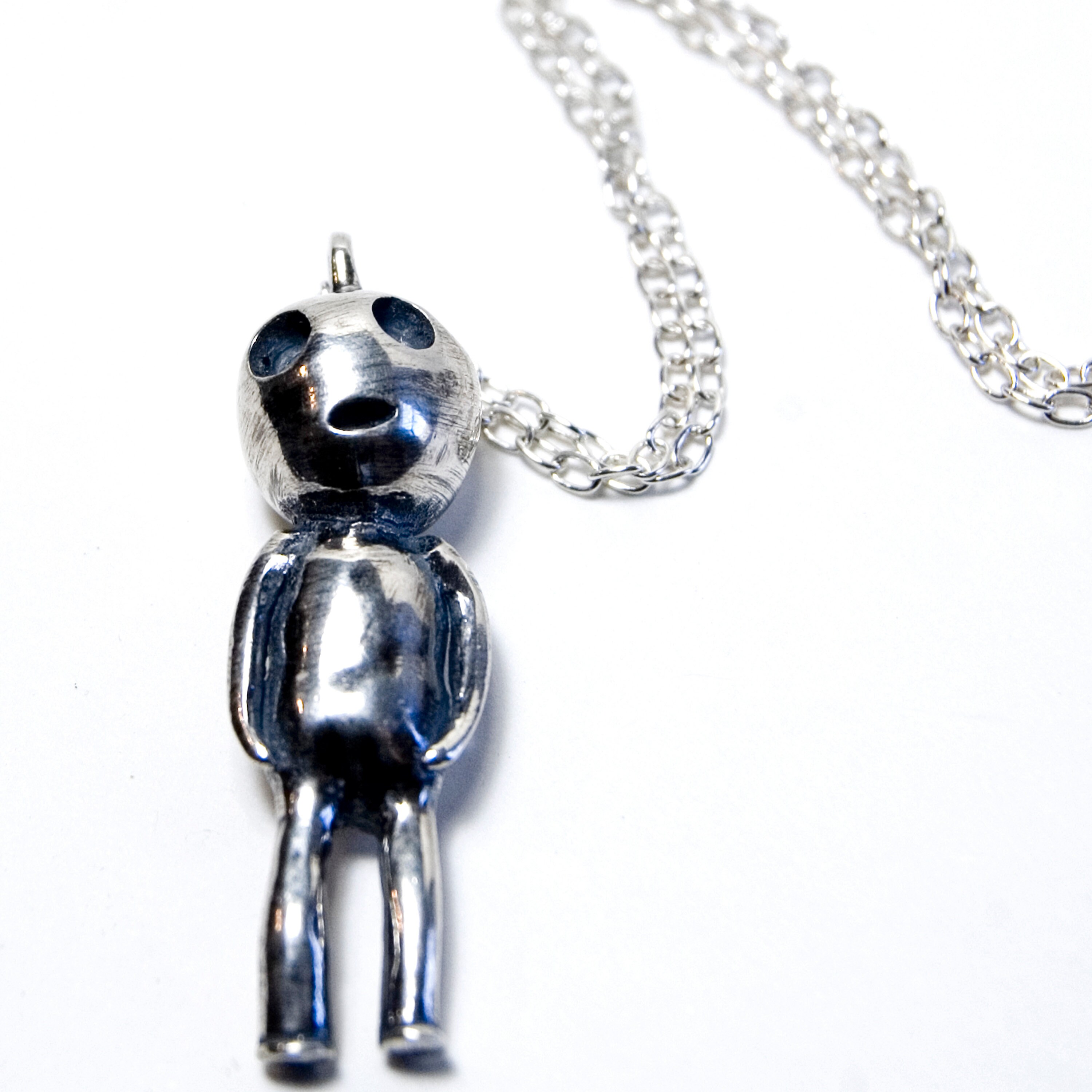 Kodama pendant, Sterling Silver Kodama necklace, tree spirits, forest ...