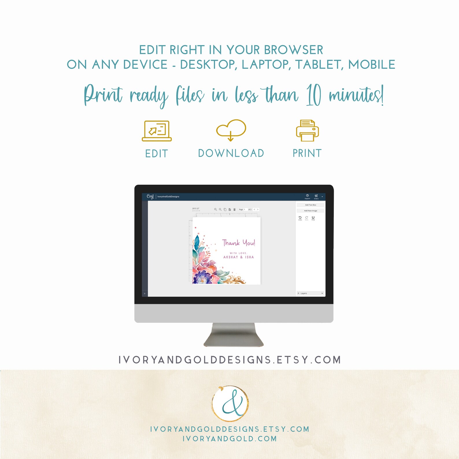 Indian Gift Tag | Return Gift Tag, Thank You Card, Desi Wedding Favor ...