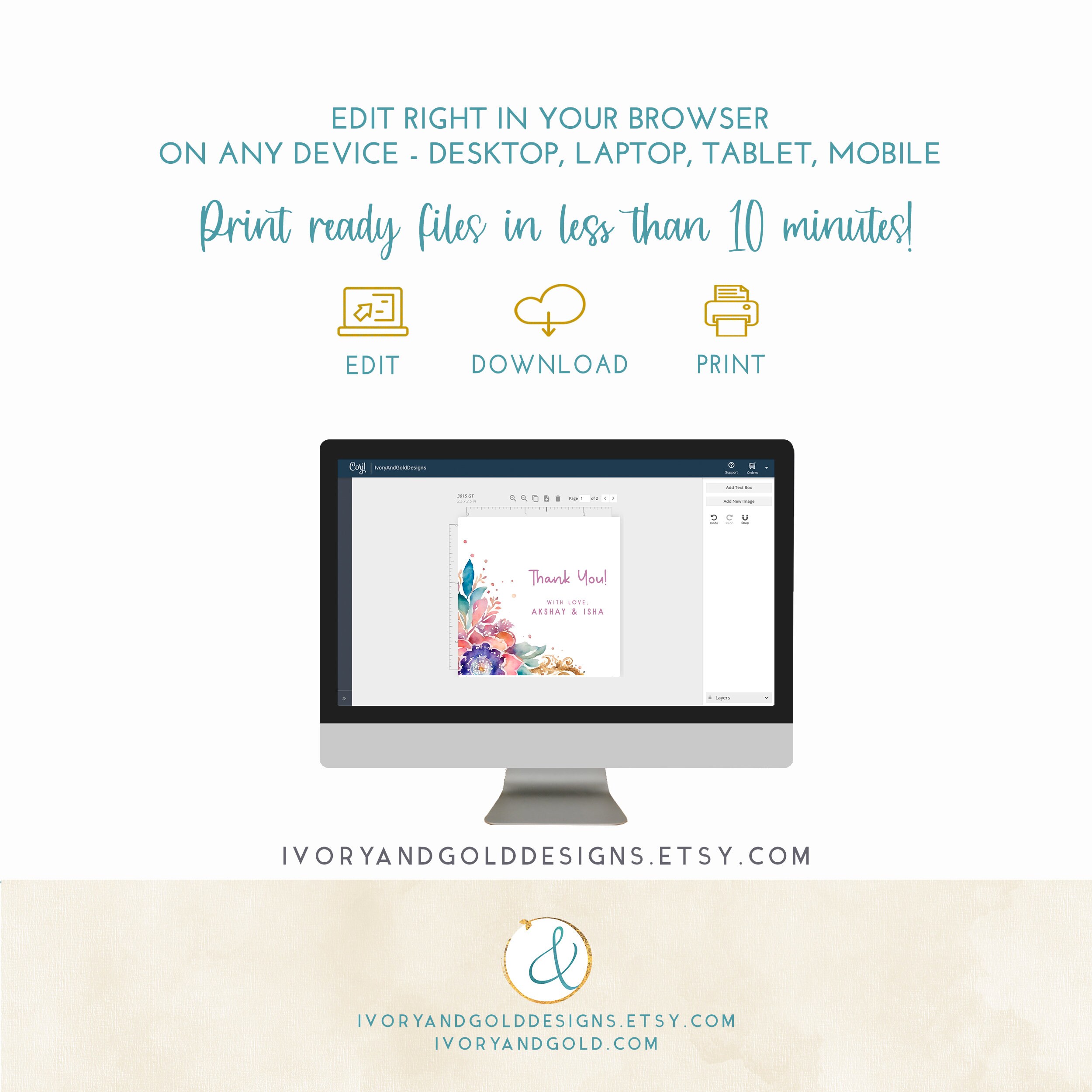 Indian Gift Tag | Return Gift Tag, Thank You Card, Desi Wedding Favor ...