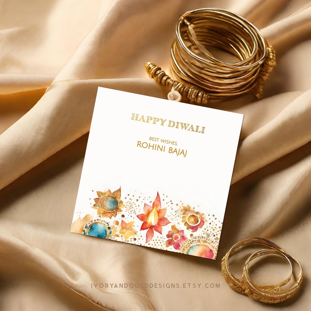 Indian Gift Tag | Housewarming Diwali Puja, Wedding Favor Bag Tag ...