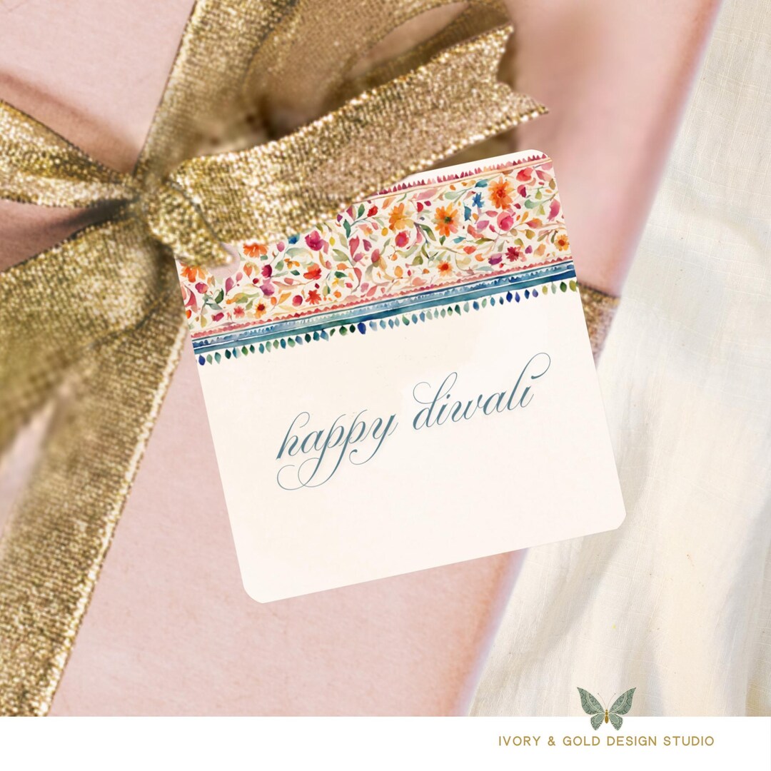 Printable Gift Tags: Diwali, Indian Wedding, South Asian Favor Tag ...