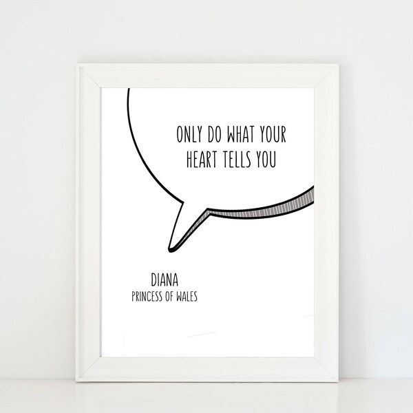 Princess Diana Framed Wall Art - Etsy