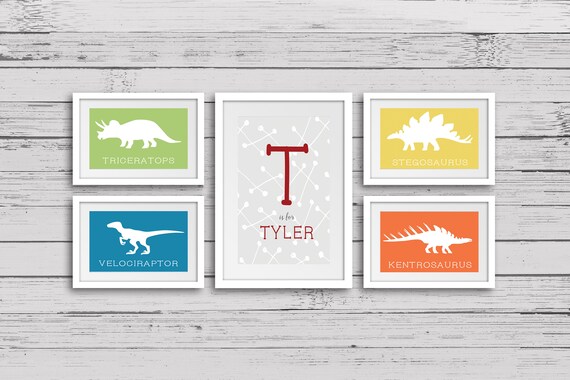 Dinosaur Print Dinosaur Wall Decor Printable Dinosaur | Etsy