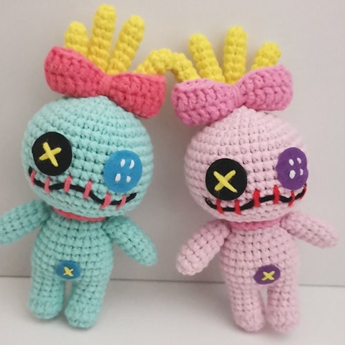 Scrump Lilo and Stitch Crochet Scrump Doll - Etsy