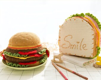Hamburger Crossbody Bag - Etsy