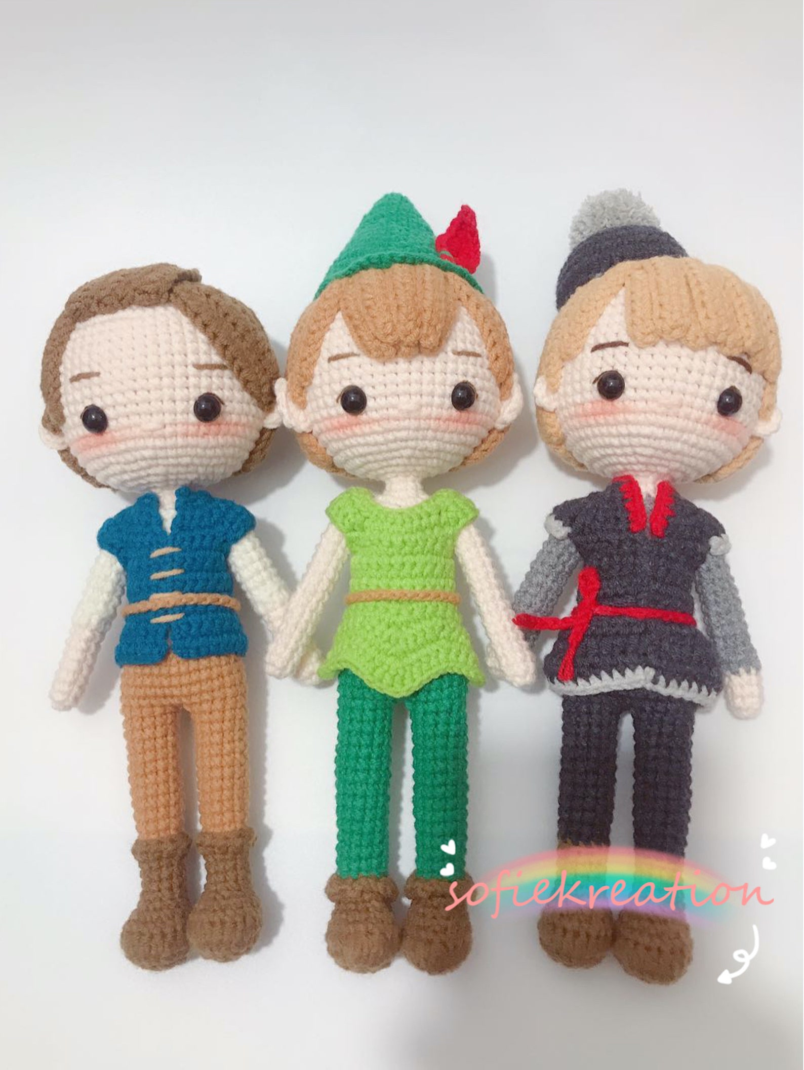 Peter pan dolls crochet prince doll amigurumi prince - Etsy España