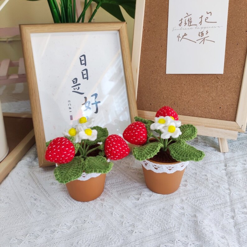 Crochet Strawberry Handmade Strawberry Amigurumi Strawberry - Etsy