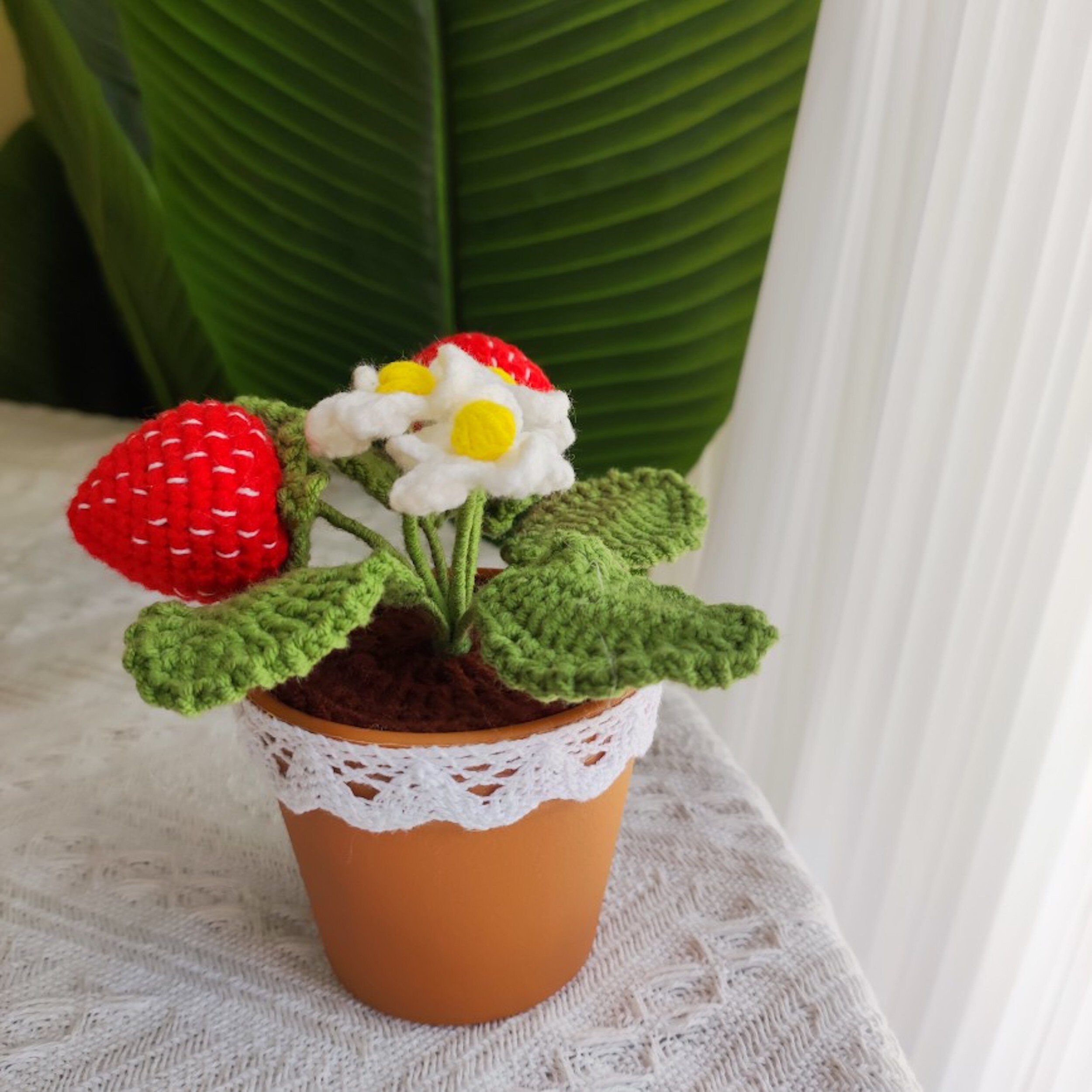 Crochet Strawberry Handmade Strawberry Amigurumi Strawberry - Etsy