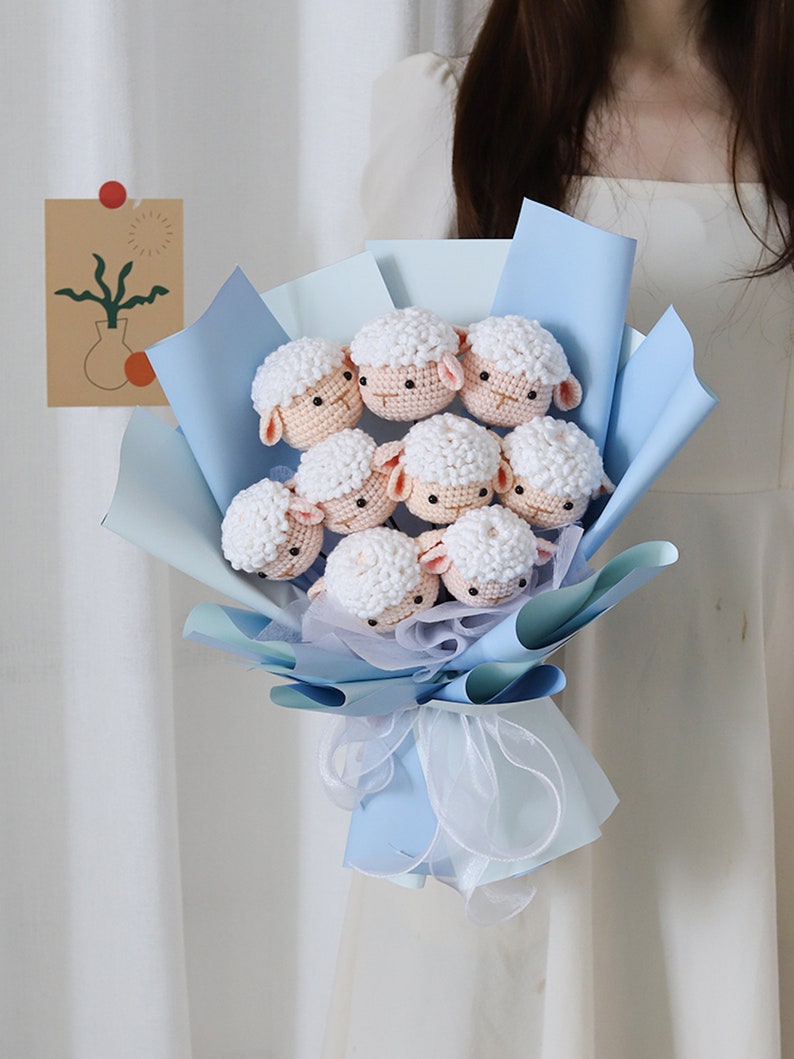 Handmade Sheep Bouquet Crochet Sheep Bouquet Bouquet for - Etsy