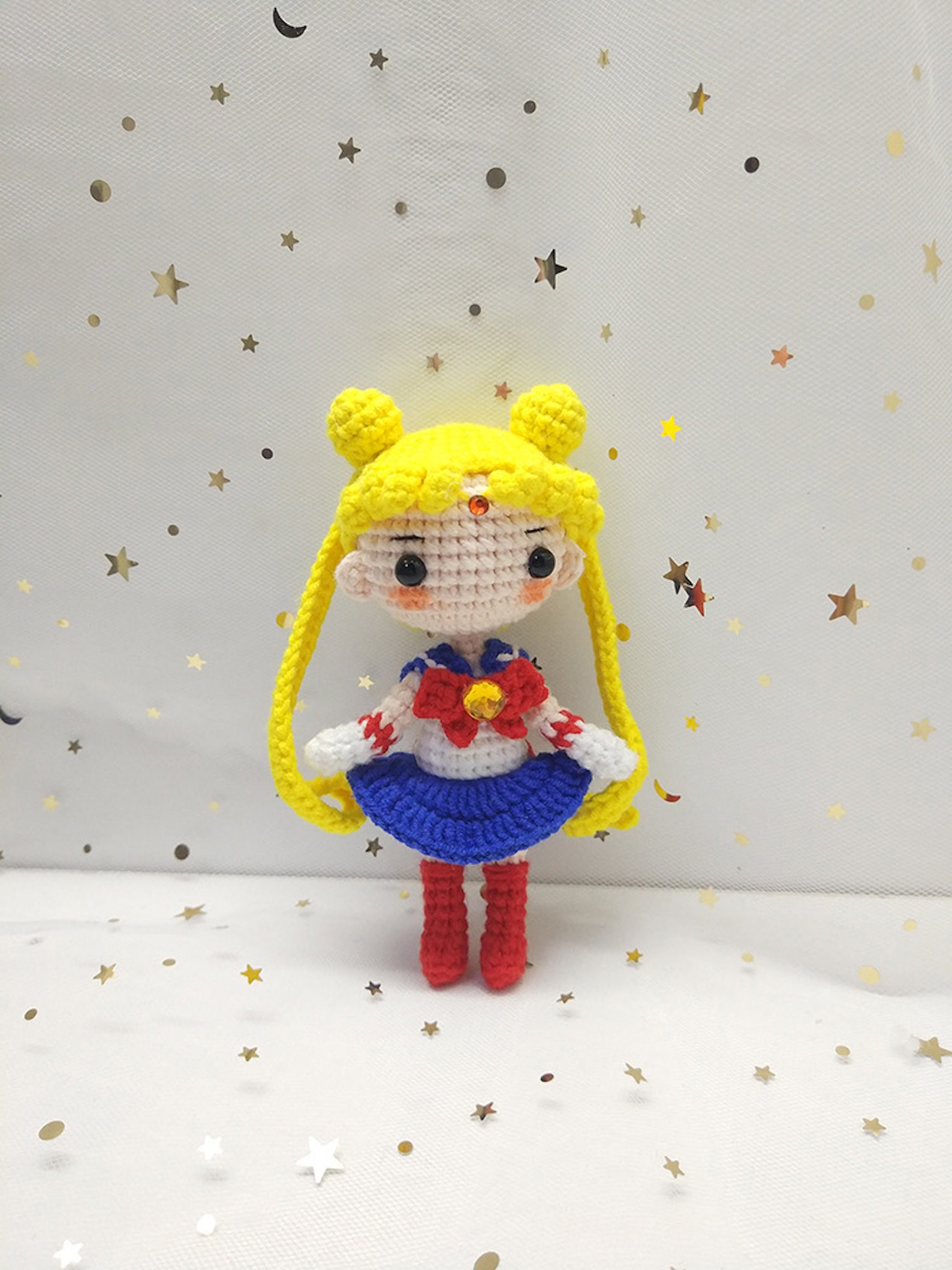 Sailor Moon Doll Crochet Japanese Anime Doll Sailor Moon Etsy