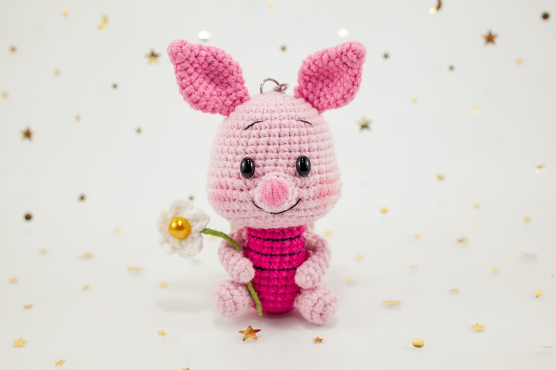 Amigurumi Piglet, Crochet Piglet, Piglet Keychain, Piglet Toy, Piglet ...