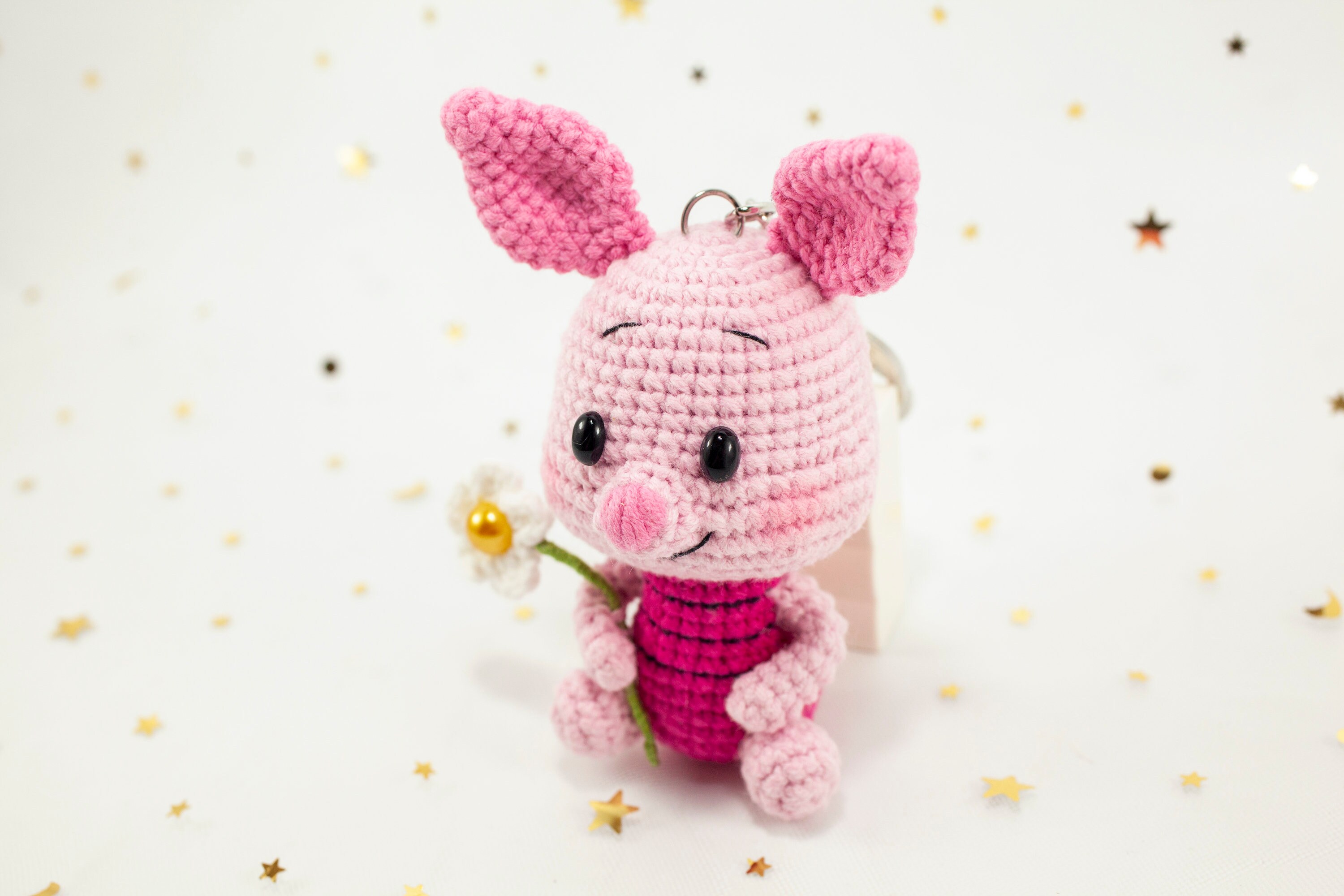 Amigurumi Piglet Crochet Piglet Piglet Keychain Piglet Toy | Etsy
