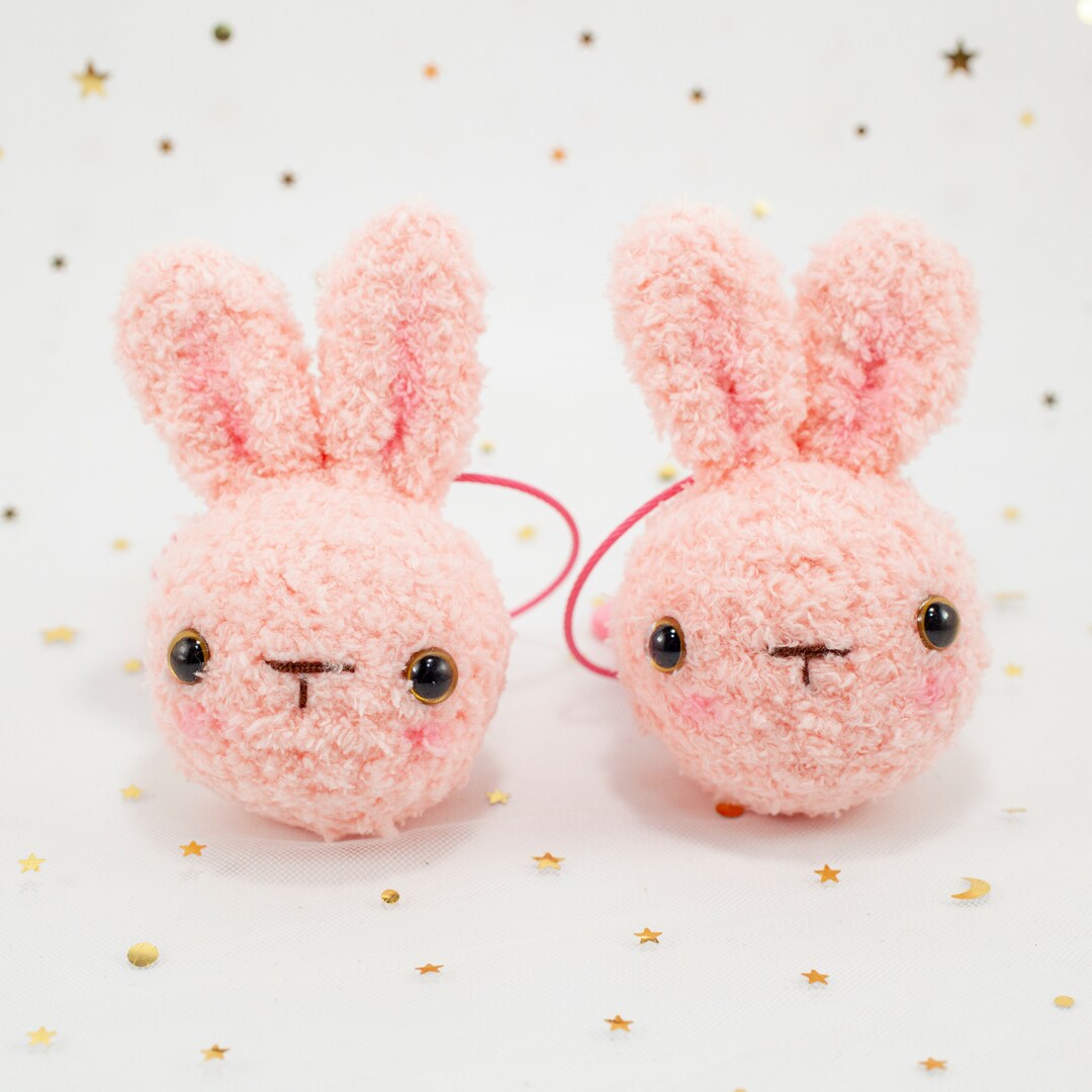 Crochet Keychain Bunny Keychain Amigurumi Bunny Keychain - Etsy