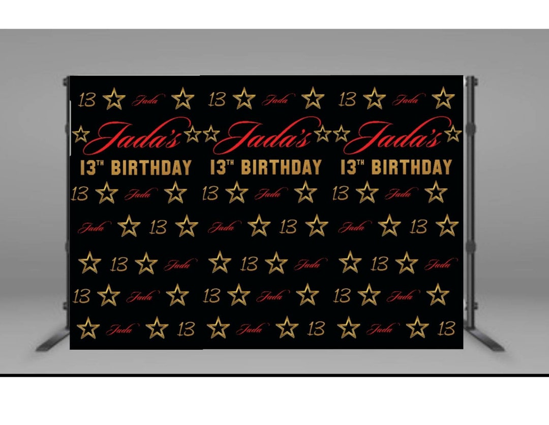 Customizable Step and Repeat Backdrop for Parties and Event's Photo ...