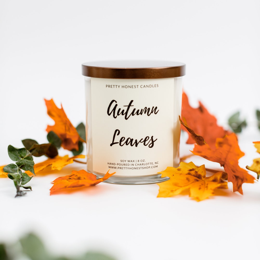 Autumn Leaves Candle, Autumn Leaves Soy Candle, Fall Candle, Handmade ...