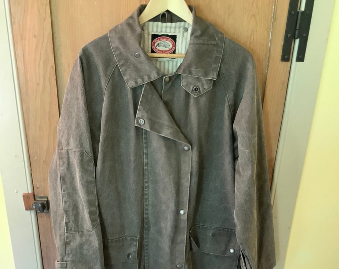 Vintage AUSTRALIAN OUTBACK COLLECTION Classic Canvas Duster Long Coat ...