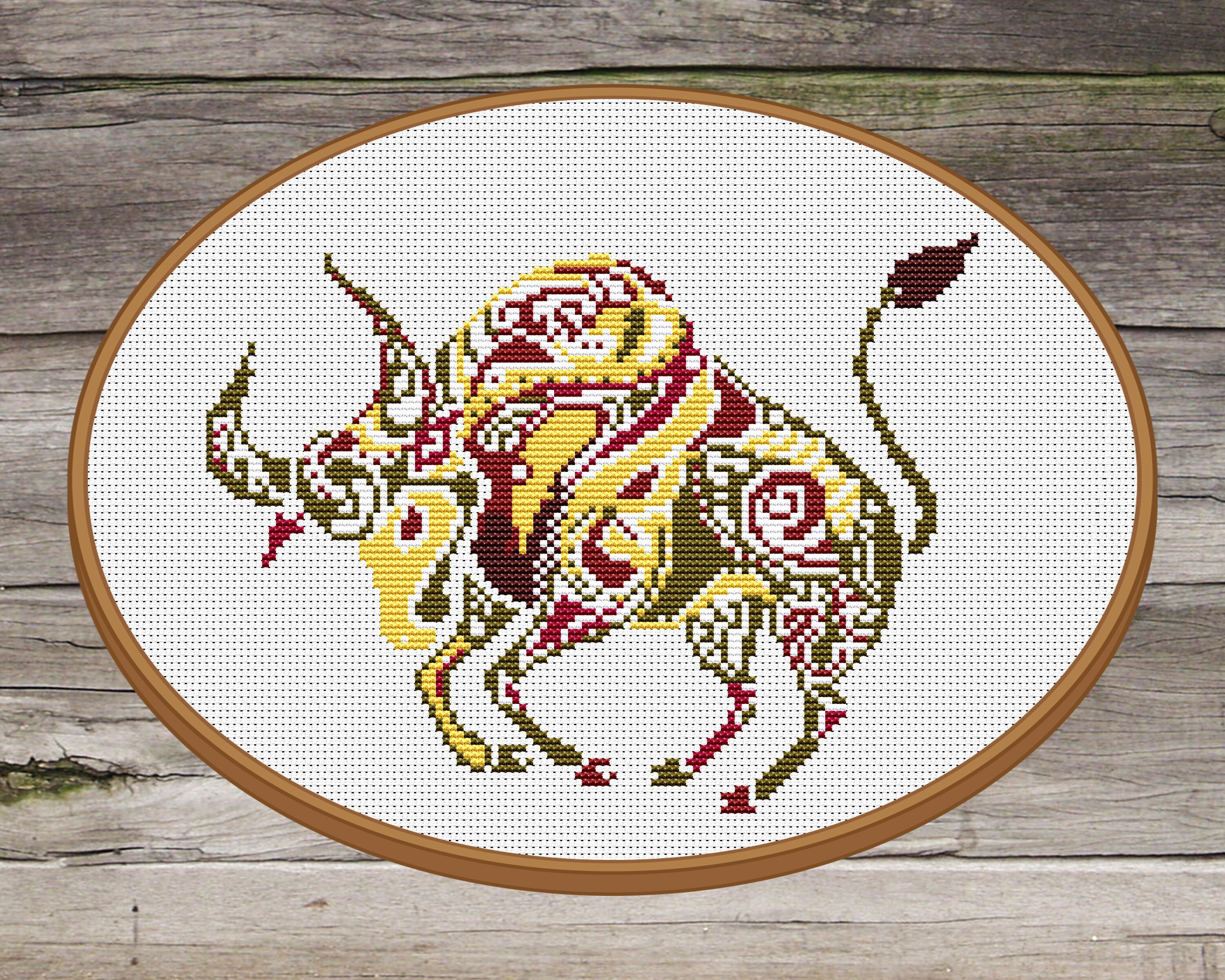 Taurus Cross Stitch Pattern Astrology Cross Stitch Pattern - Etsy