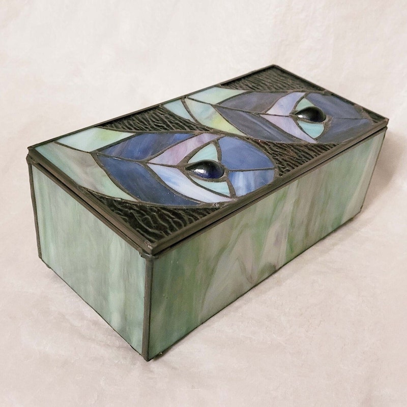 Glass Trinket Boxes - Etsy