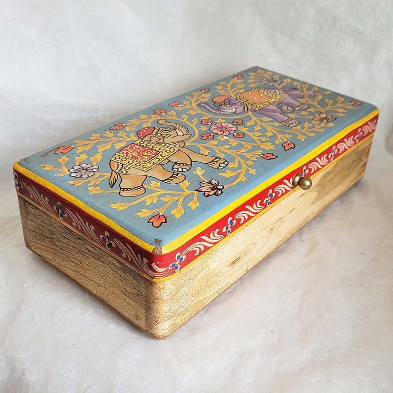 Indian Jewelry Box - Etsy