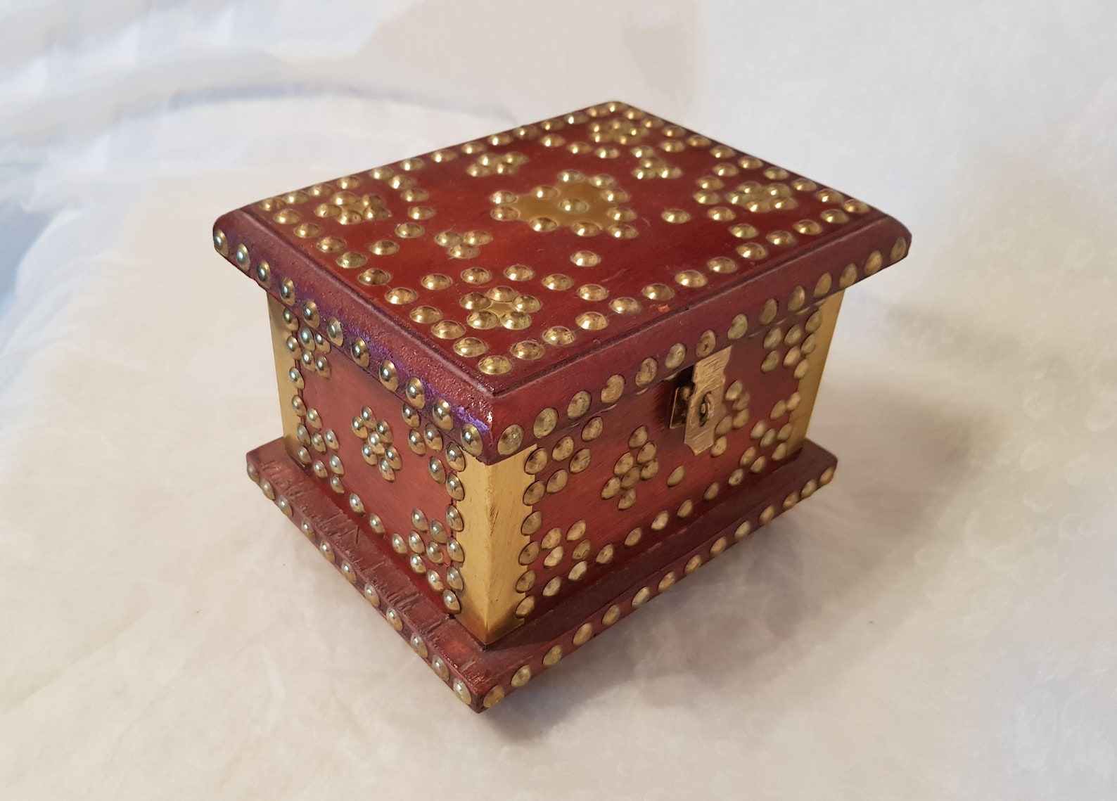 Attractive Rectangular Hand Made Wooden Trinket Box From - Etsy
