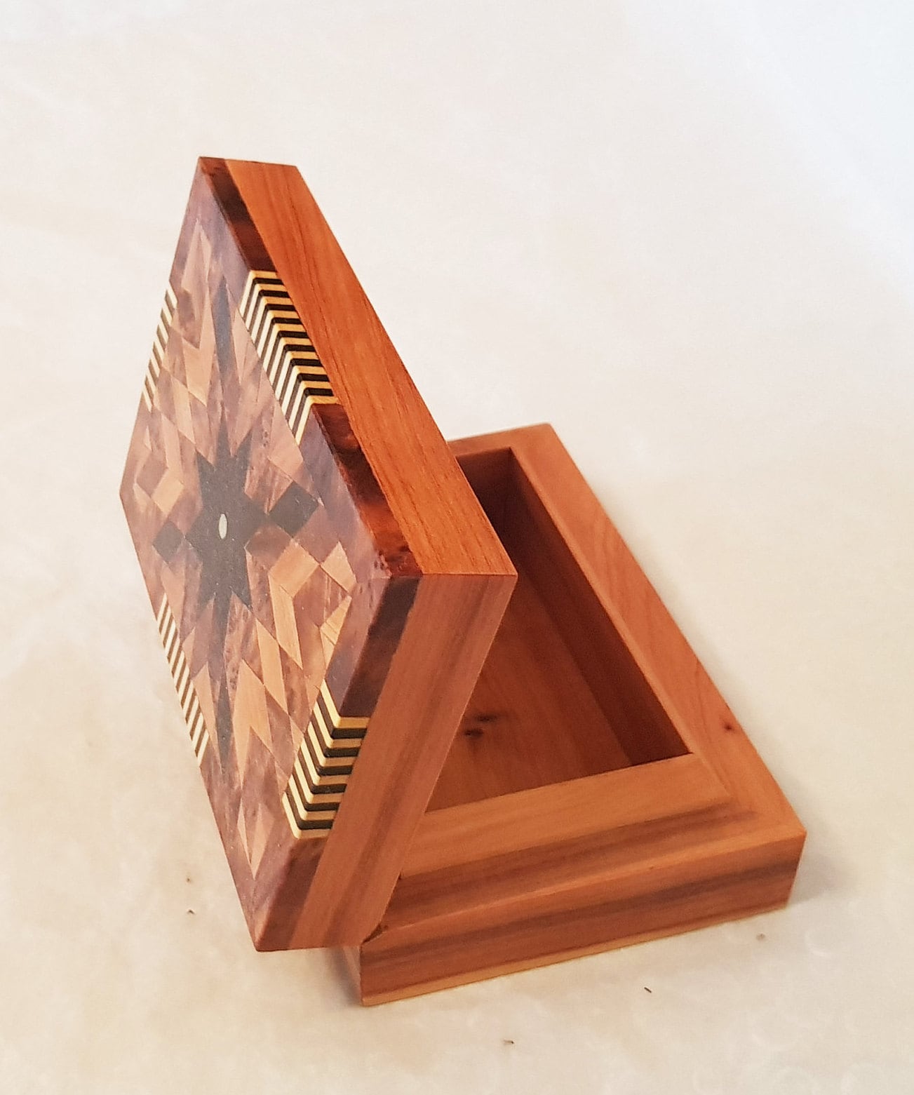 Rectangular Vintage Wooden Trinket Box Hand Decorated in | Etsy