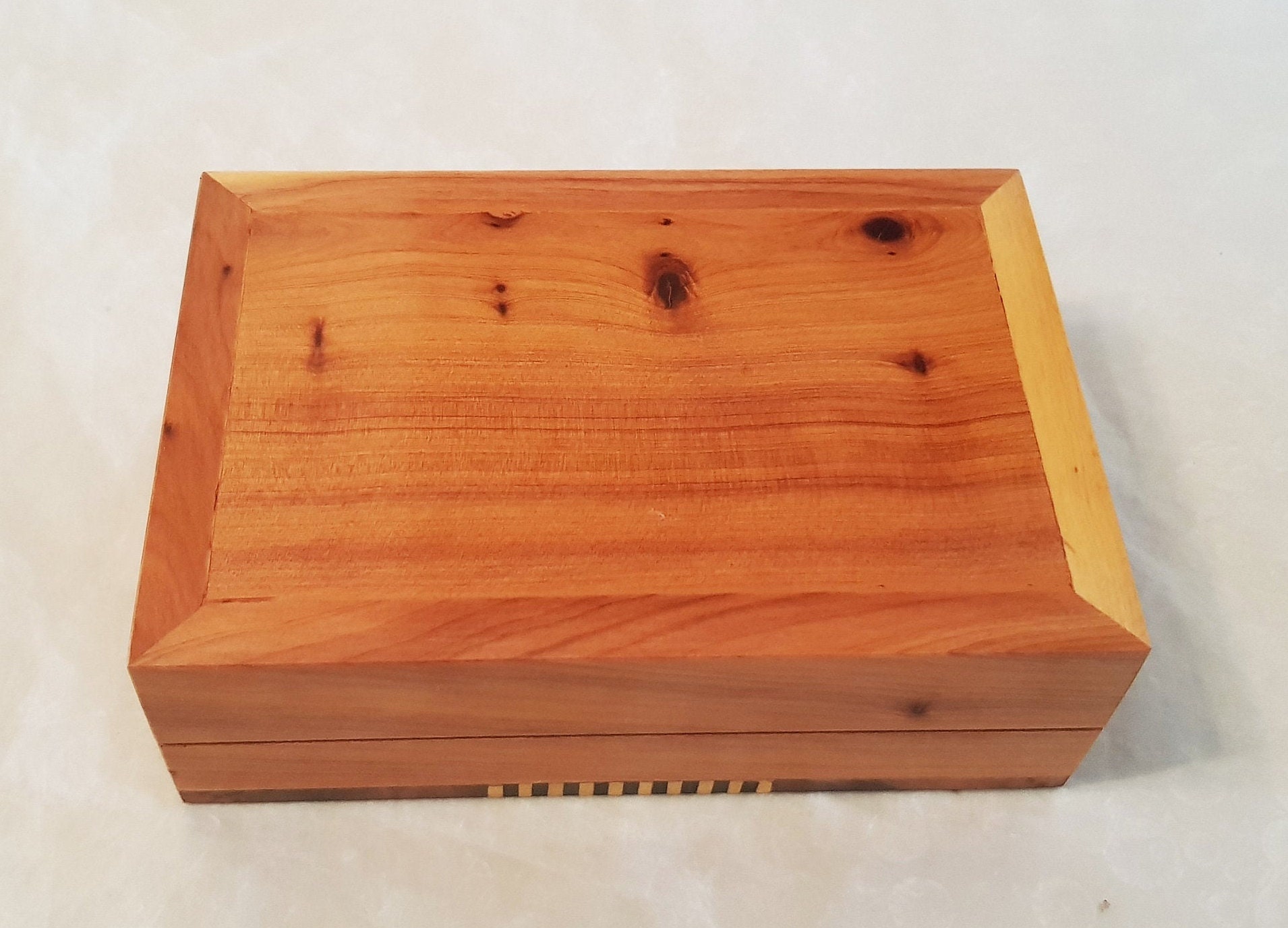 Rectangular Vintage Wooden Trinket Box Hand Decorated in | Etsy