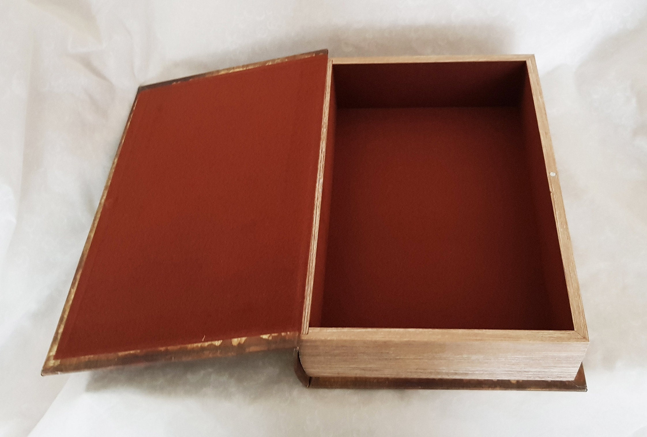 Vintage Style Rectangular Storage Book Decorated With the - Etsy