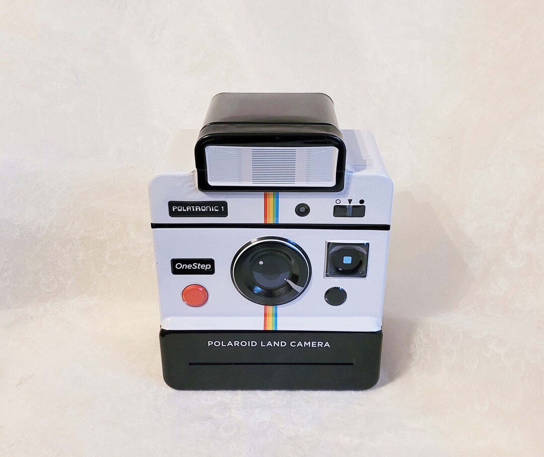 Unusual Vintage Style Polaroid Camera Storage Tin, Attractive Design in ...