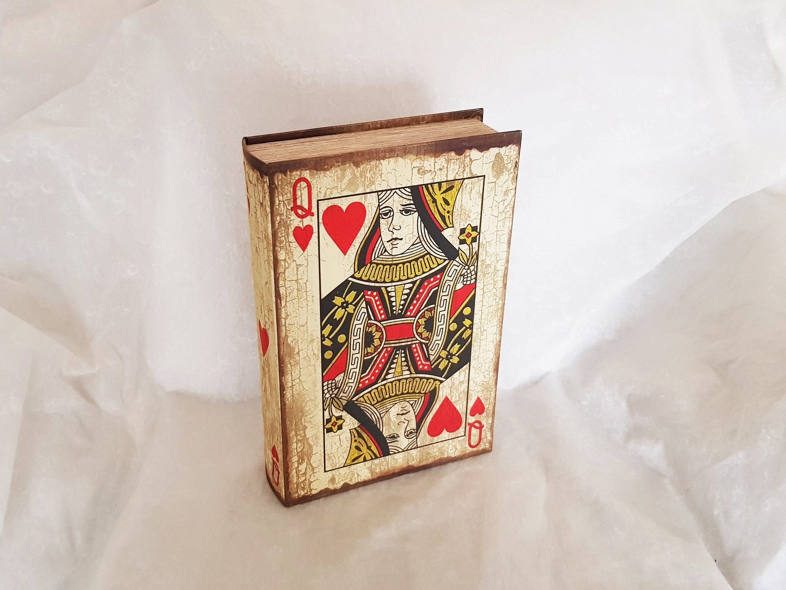 Vintage Style Rectangular Storage Book Decorated With the - Etsy