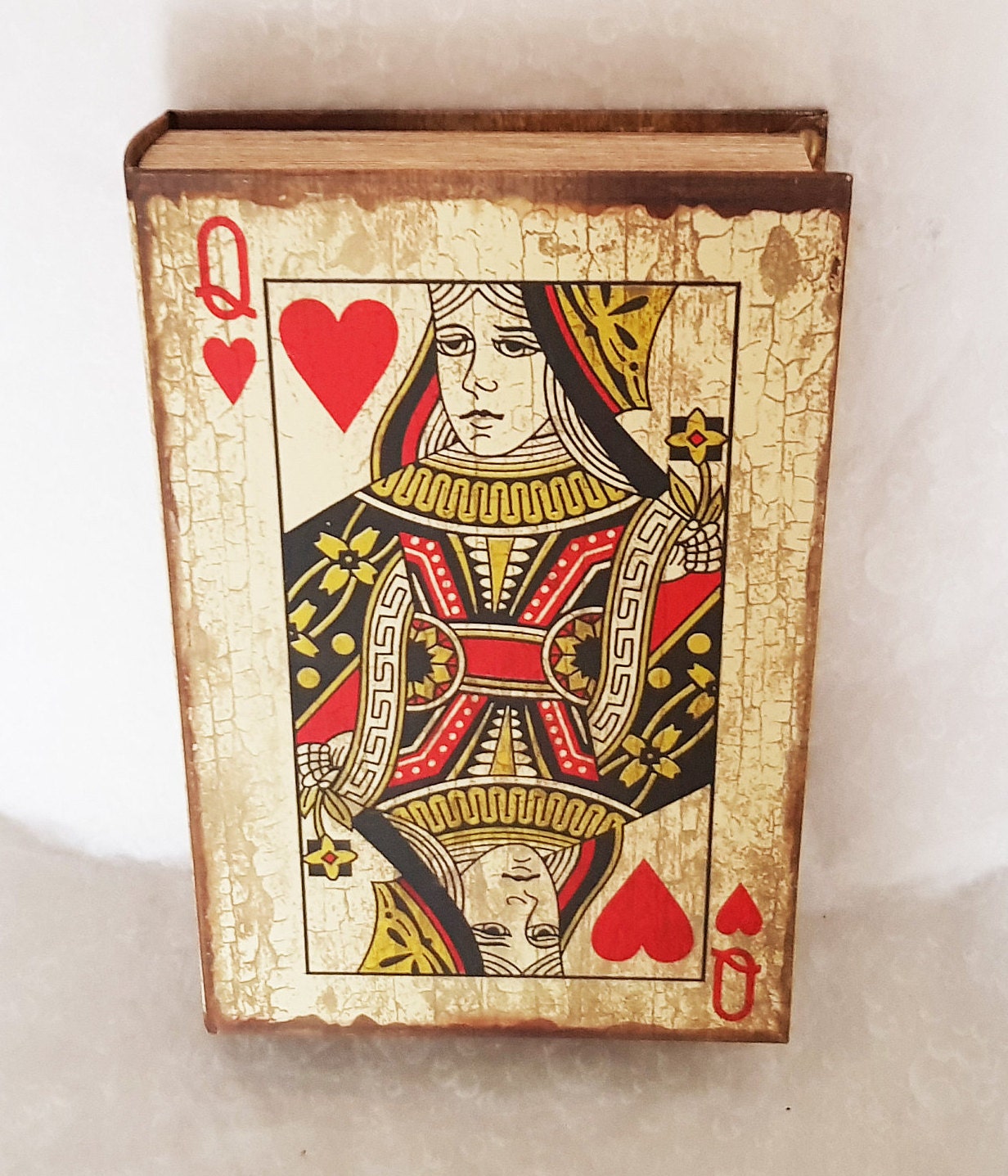 Vintage Style Rectangular Storage Book Decorated With the - Etsy