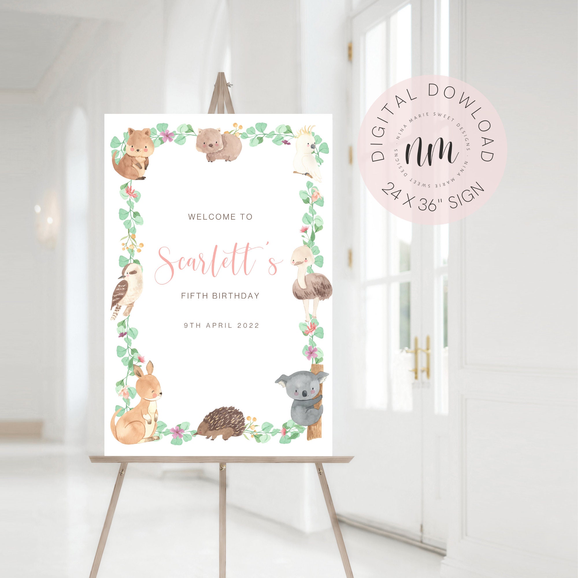 Banners & Signs Paper & Party Supplies Party Décor Customisable ...