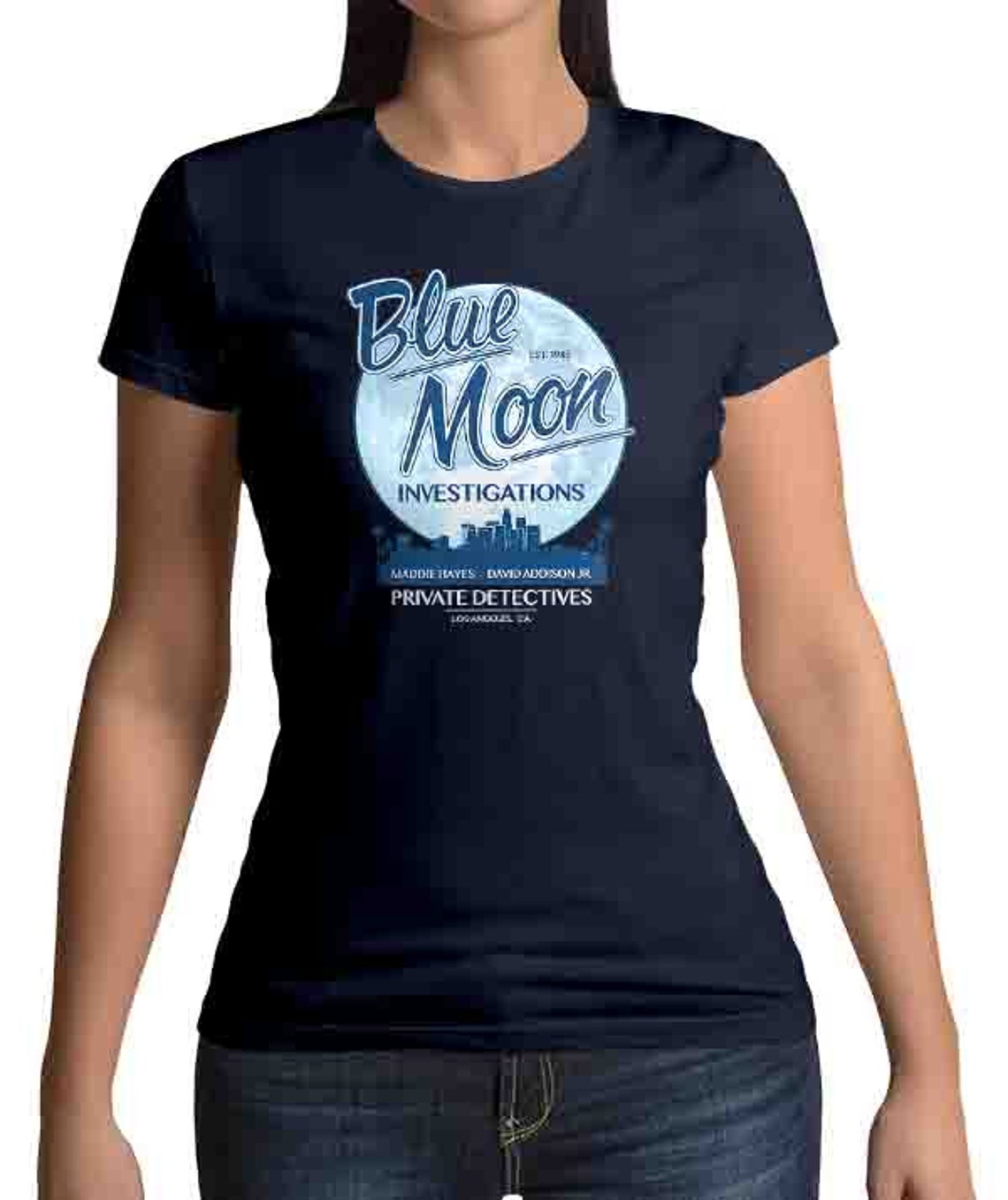 Blue Moon Investigations T-shirt - Etsy UK