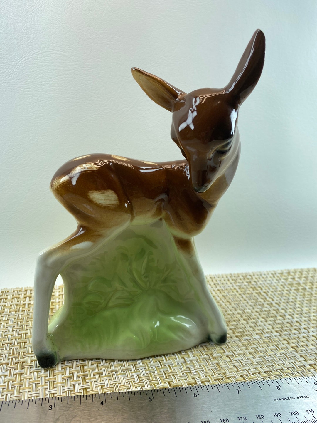 Vintage Fawn / Deer Ceramic Statue Anamorphic Figurines - Etsy UK