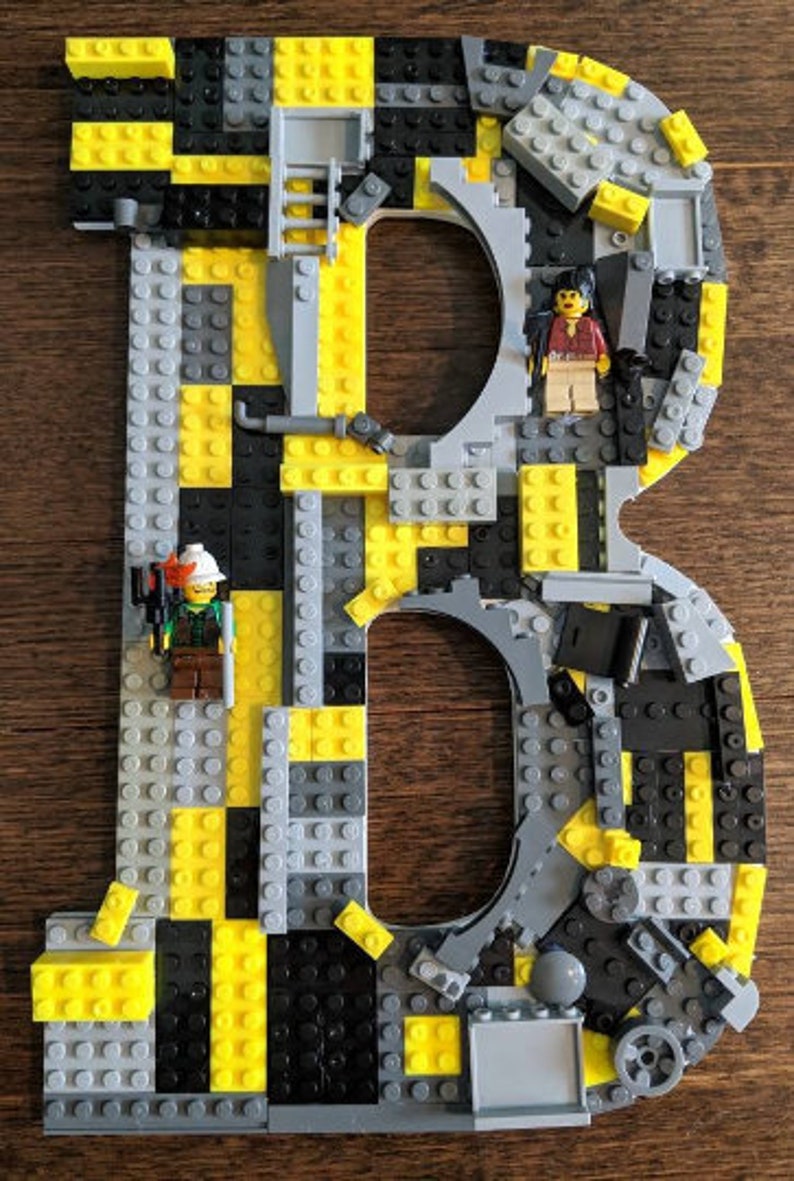 Brick Blocks Monogram Letter - Etsy