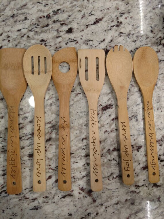 Engraved Cooking Utensils | Etsy