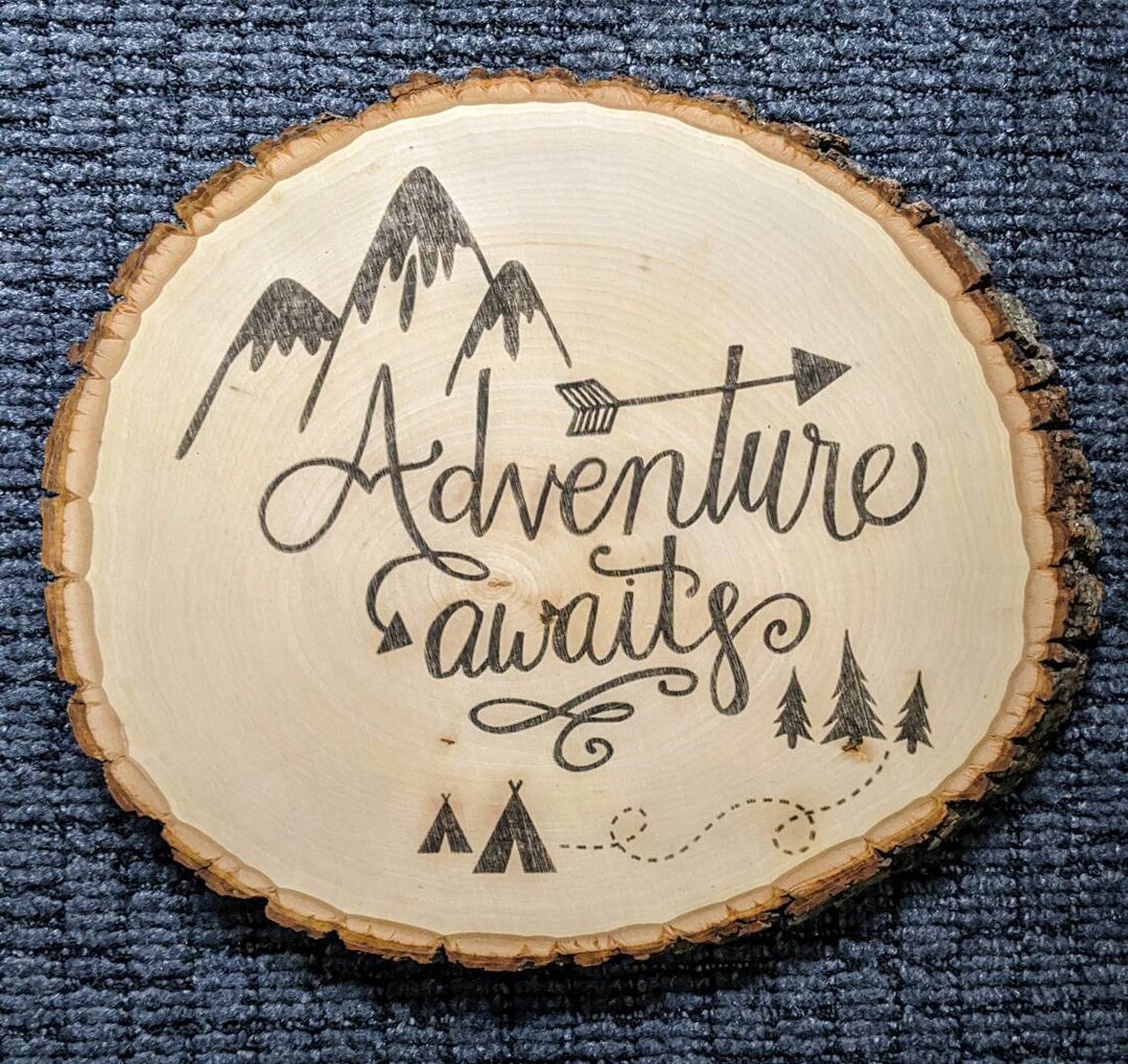 Nursery | Kid's Room | Tree Stump | Rustic | Decor | Adventure Awaits ...