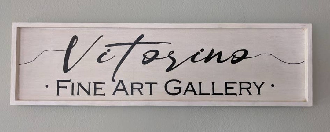 Family Name | Kids | Fine Art Gallery Sign - Etsy
