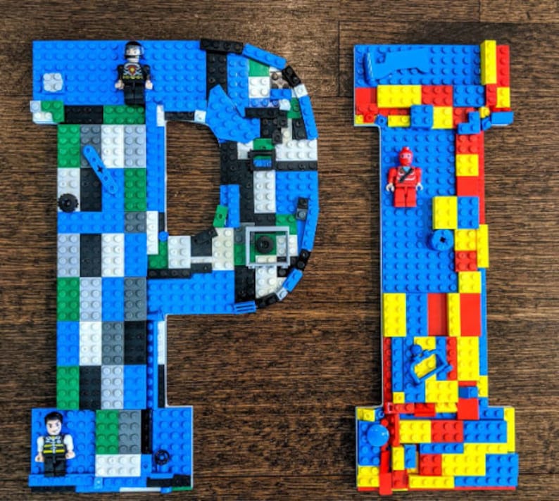 Brick | Blocks | Monogram Letter - Etsy