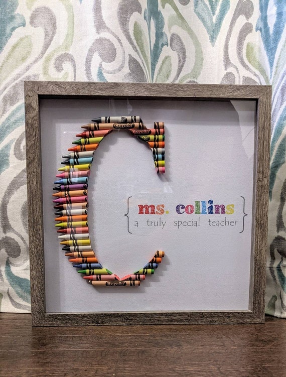 Crayon Letter Art