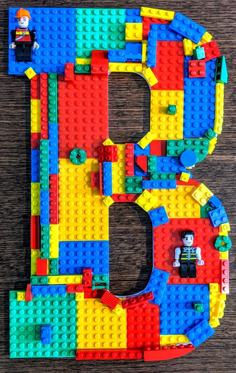 Brick | Blocks | Monogram Letter - Etsy