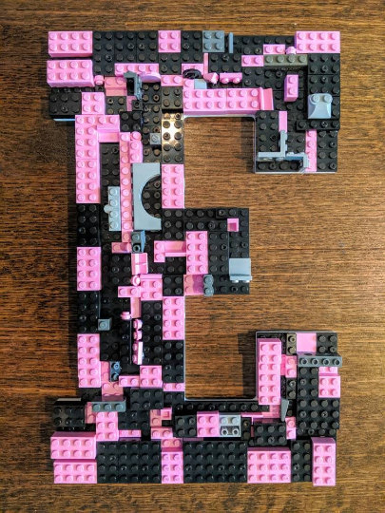 Brick Blocks Monogram Letter - Etsy