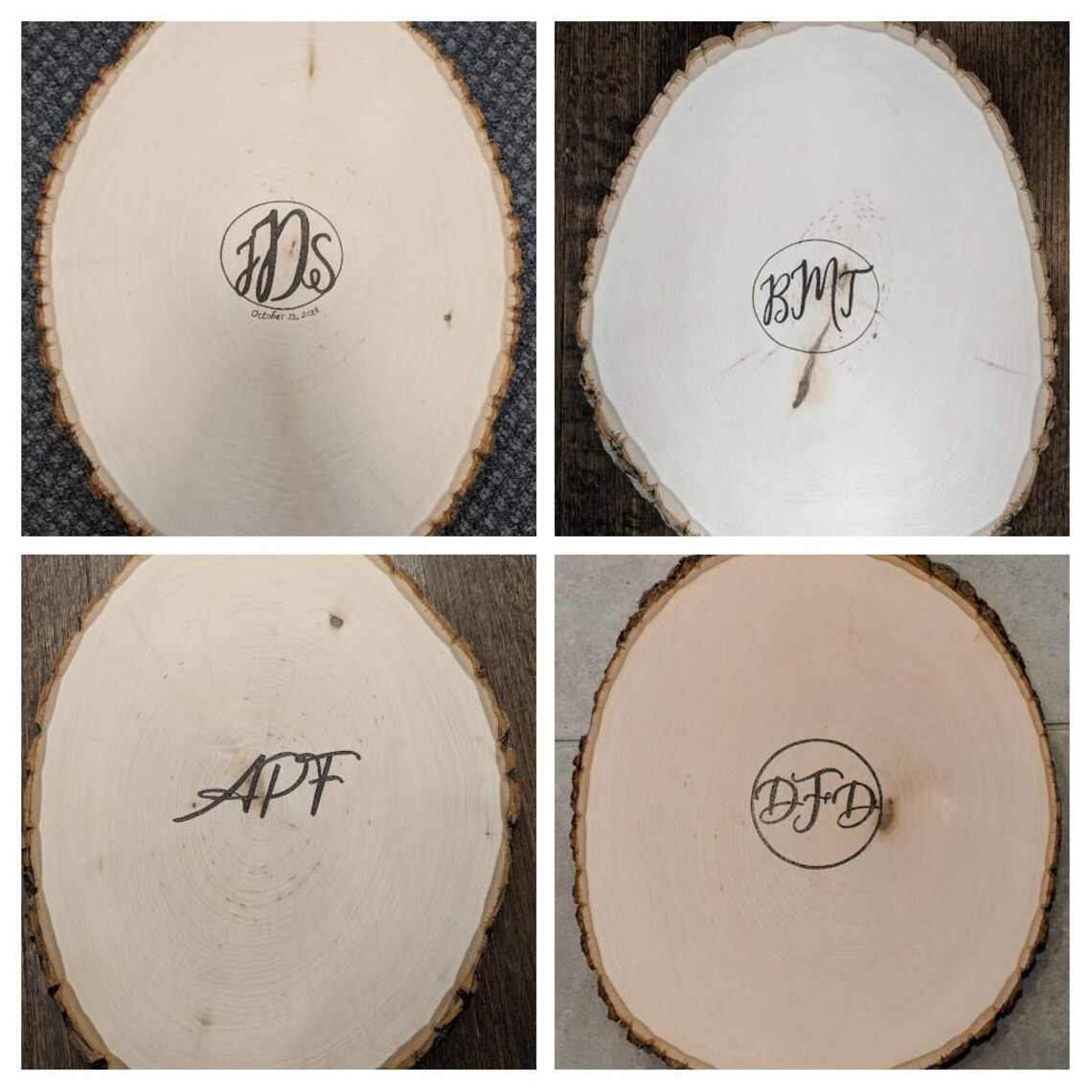 Guest Book Signing Tree Stump | Guest Log | Centerpiece | Wedding ...